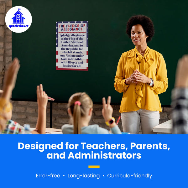 Quarterhouse American Civics and US History Poster Set, Social Studies ...