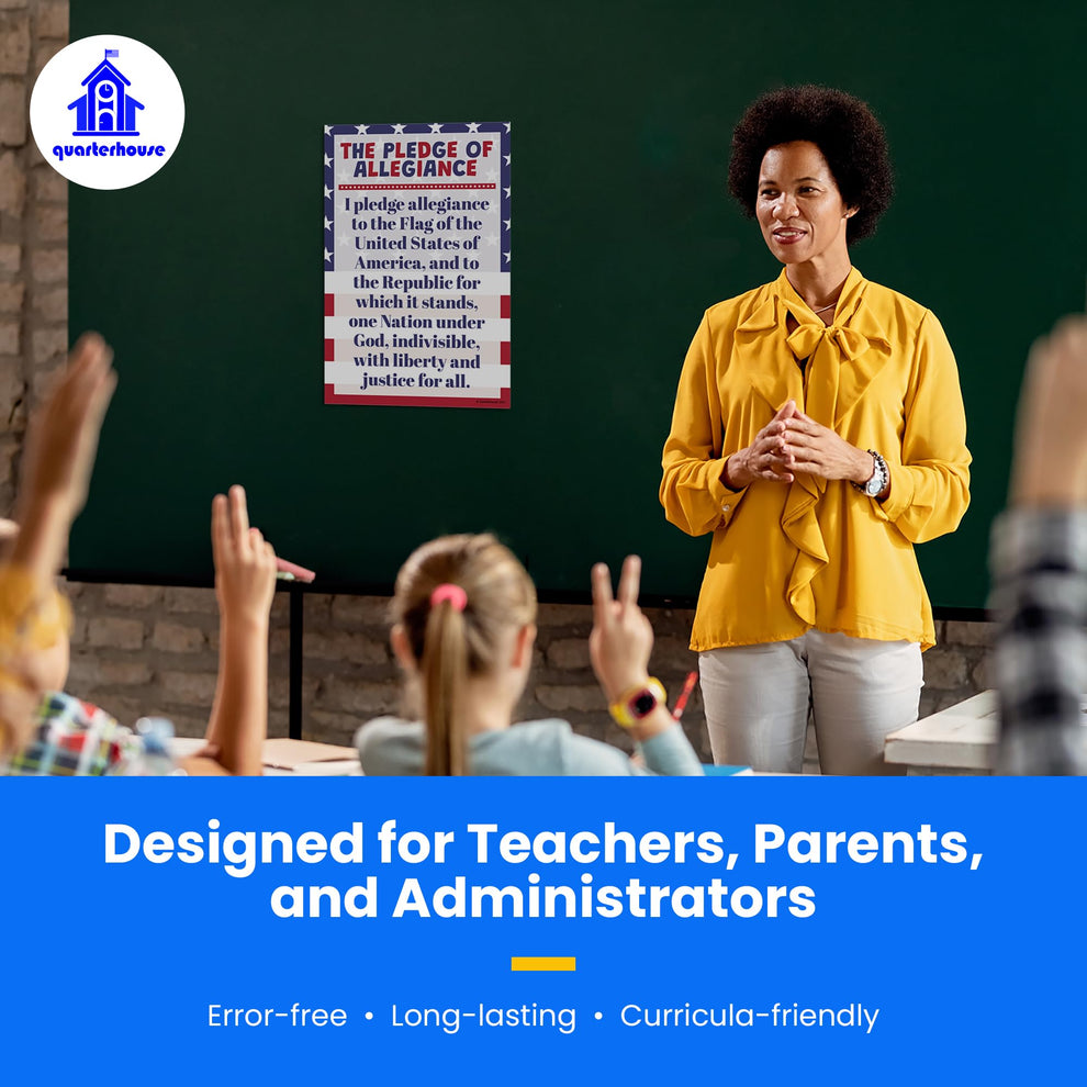 Quarterhouse American Civics and US History Poster Set, Social Studies ...